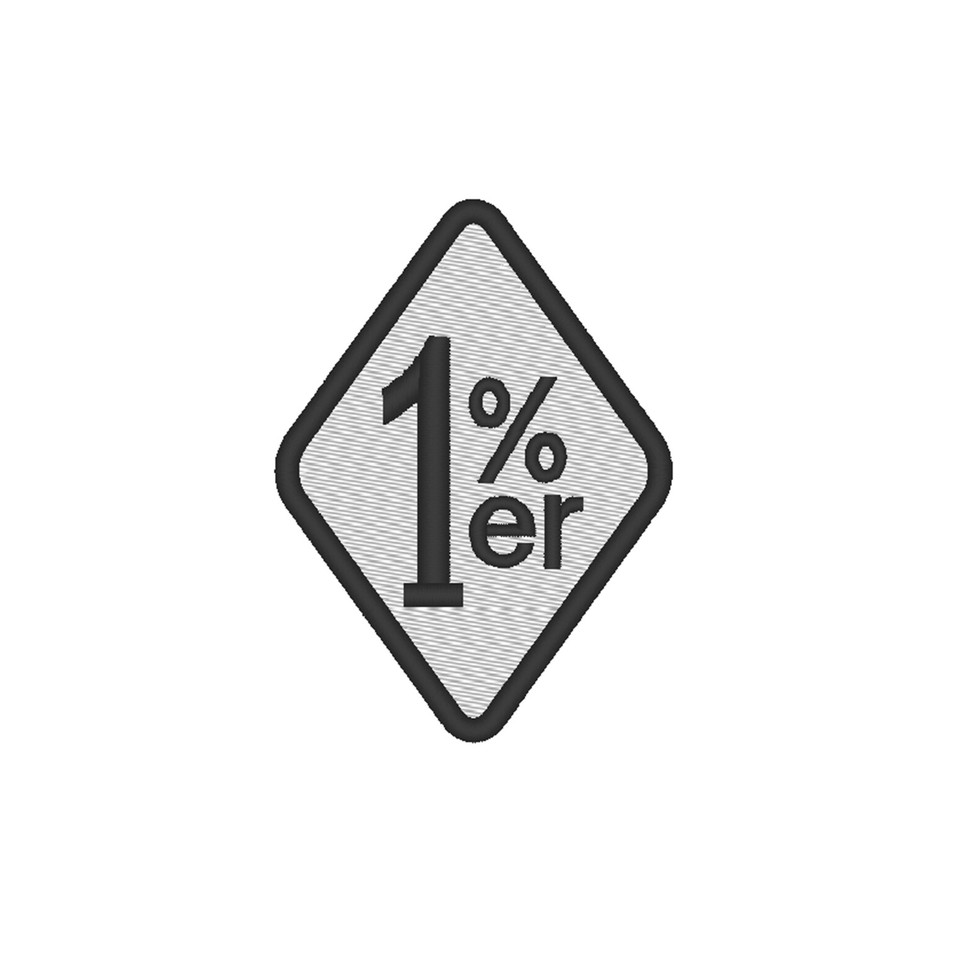 All Sizes - Custom 1%ER 13 One Percenter Patch Diamond MC Sew on Patch ...