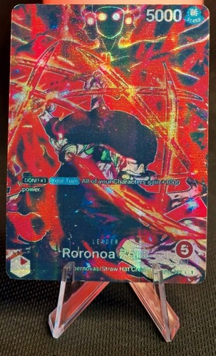 One Piece TCG Roronoa Zoro Ashura Custom Parallel Leader OP 01 | eBay