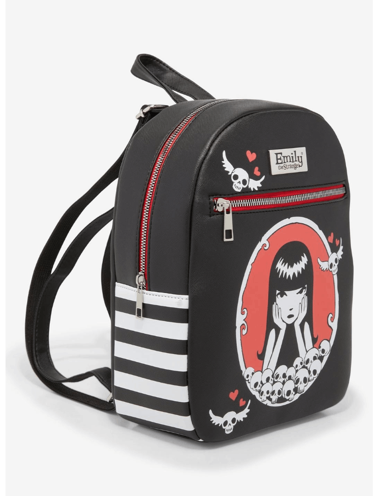 Emily The Strange Skulls Cameo Mini Backpack Bioworld NEW with Tags! | eBay