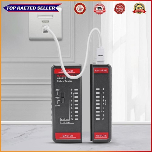 RJ45 RJ11 Network Cable Tester LED Display LAN Cable Tester Network ...