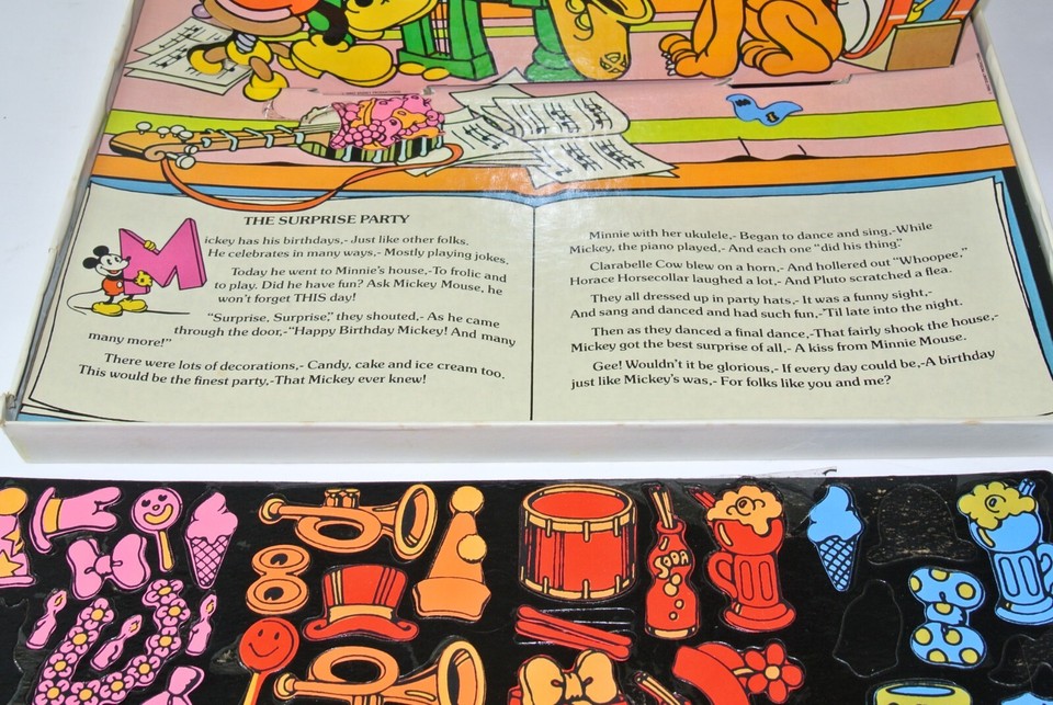 Vintage Colorforms Mickey Mouse Pop-Up Play Set Disney 1970s | eBay