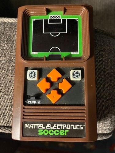 Vintage 1978 Mattel Electronics Soccer Handheld - Tested Working-Hong ...