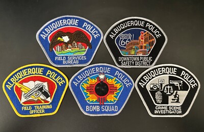 Lot Of 5 Albuquerque Police Patches | eBay