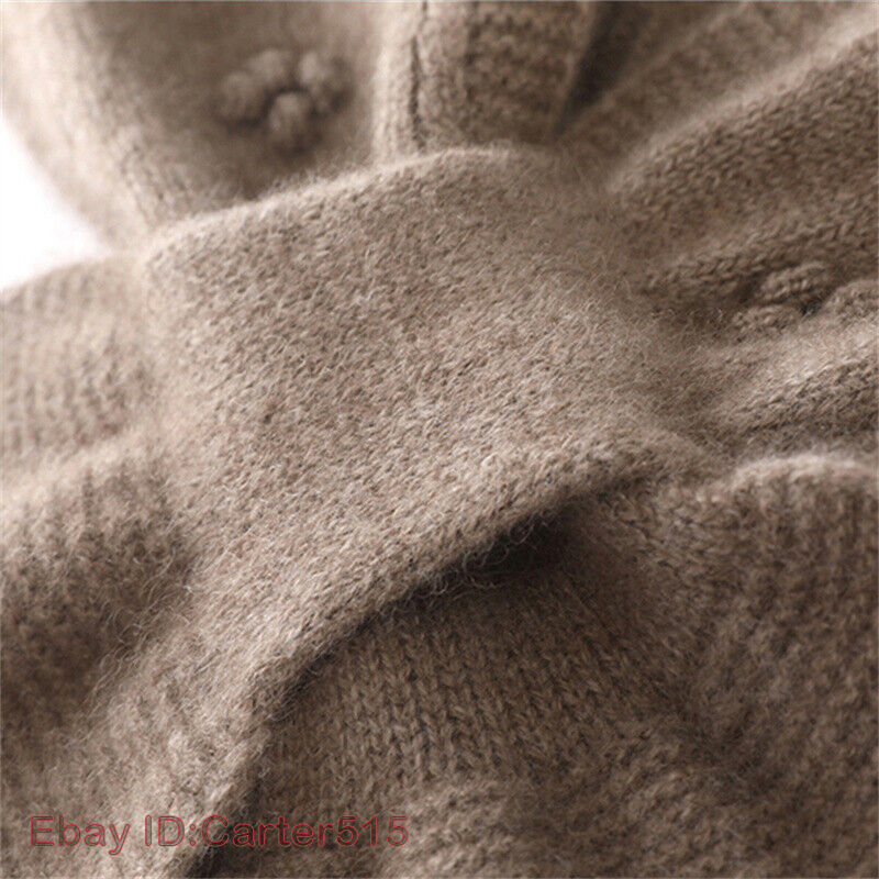 Winter Lady 100% Knit Pure Cashmere Kerchief Short Scarf Decoration ...