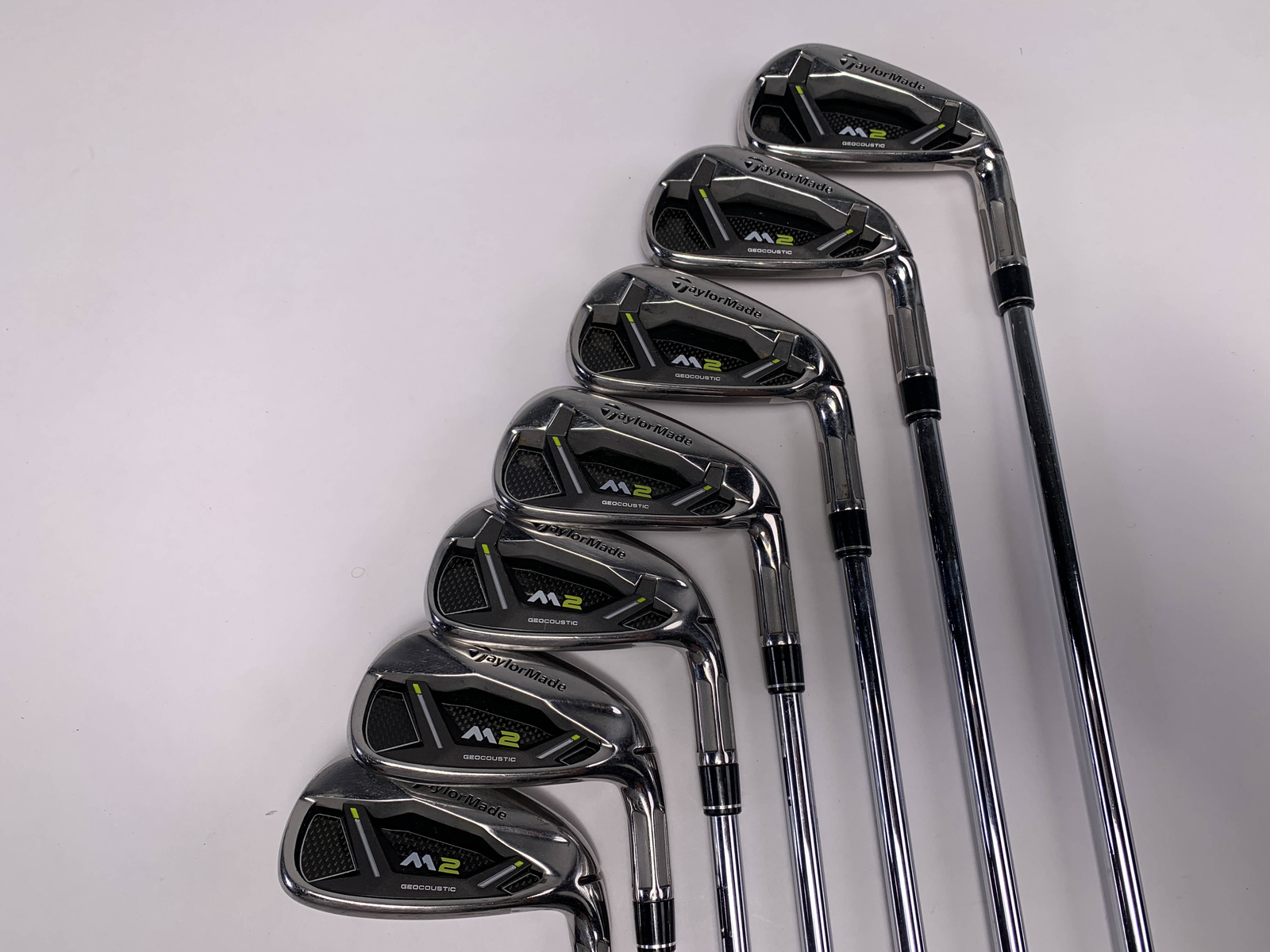 Taylormade 2019 M2 Iron Set 4-PW REAX 88g Stiff Steel Mens RH Midsize ...