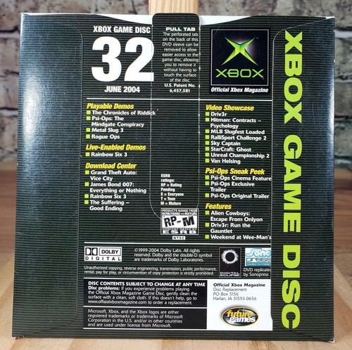 Official Xbox Magazine Demo Disc 31 & 32 (Xbox, May 2004) | eBay