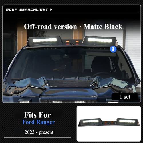 Roof Top Lamp Light Bar LED Fits Ford Ranger 2023 2024 2025 Searchlight ...