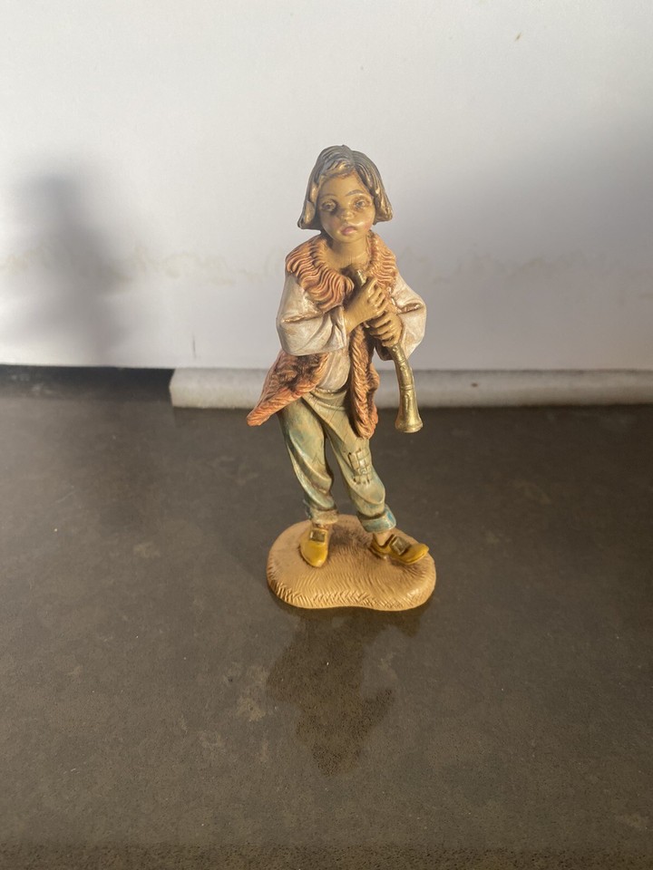 VTG Fontanini Nativity Figure Daniel with Horn Flute Italy 116 | eBay