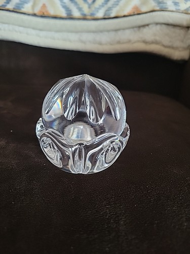 Vintage Golden Crown Hand Cut Lead Crystal Paperweight | eBay