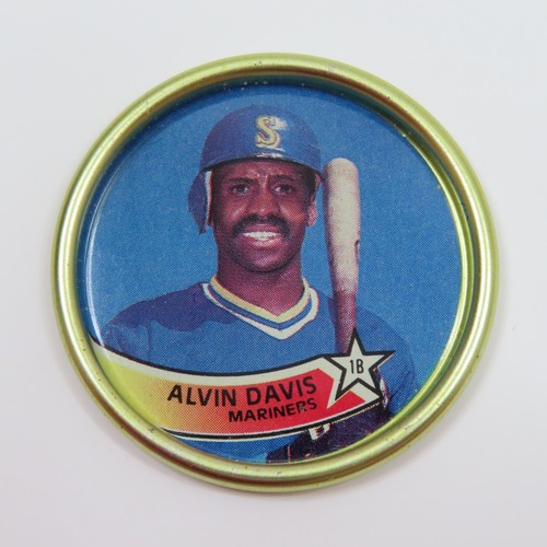 Alvin Davis 38 Mariners 1st Base Baseball Coin Topps 1989 Vintage MLB ...