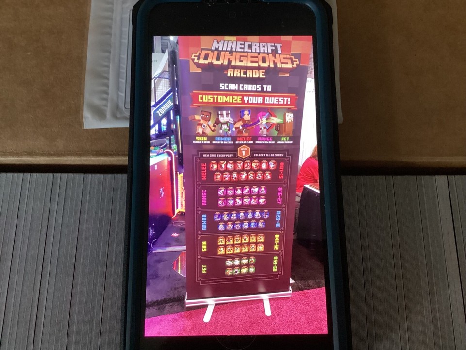 Minecraft Dungeons Arcade cards, Series 1, New Box 1-60, Plus 60 card protectors | eBay