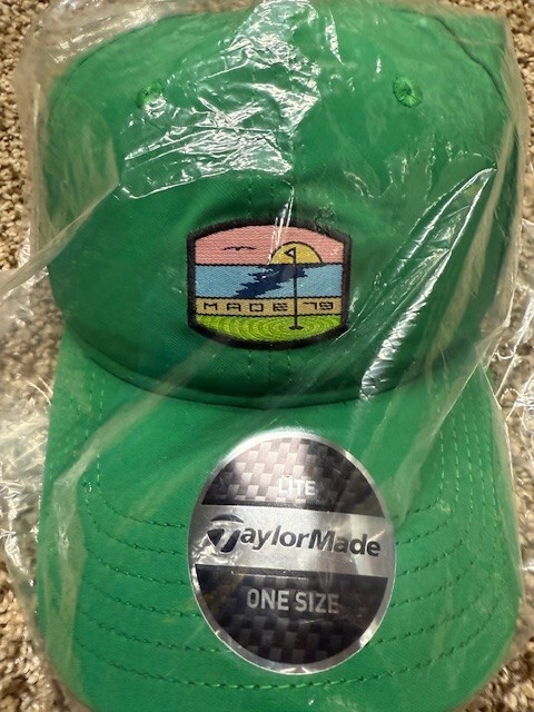 NEW TaylorMade Miami DADE Masters Green Adjustable Hat W/Tags TM79 FREE ...
