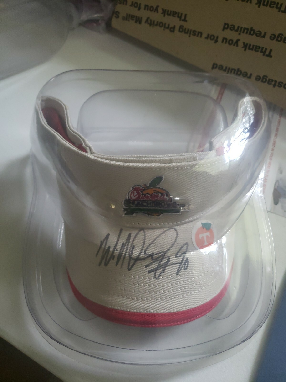 Will Overstreet University of Tennessee Autographed Hat peach bowl Vols ...