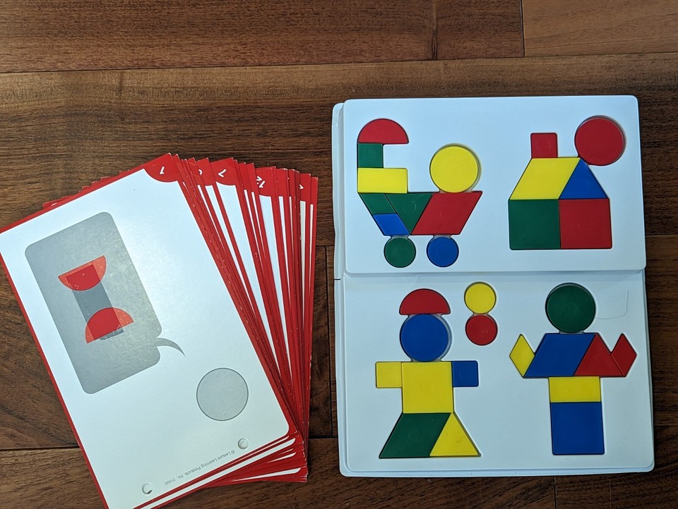 MIGHTY MIND Homeschool Children Educational Shape Pattern Block Puzzles ...