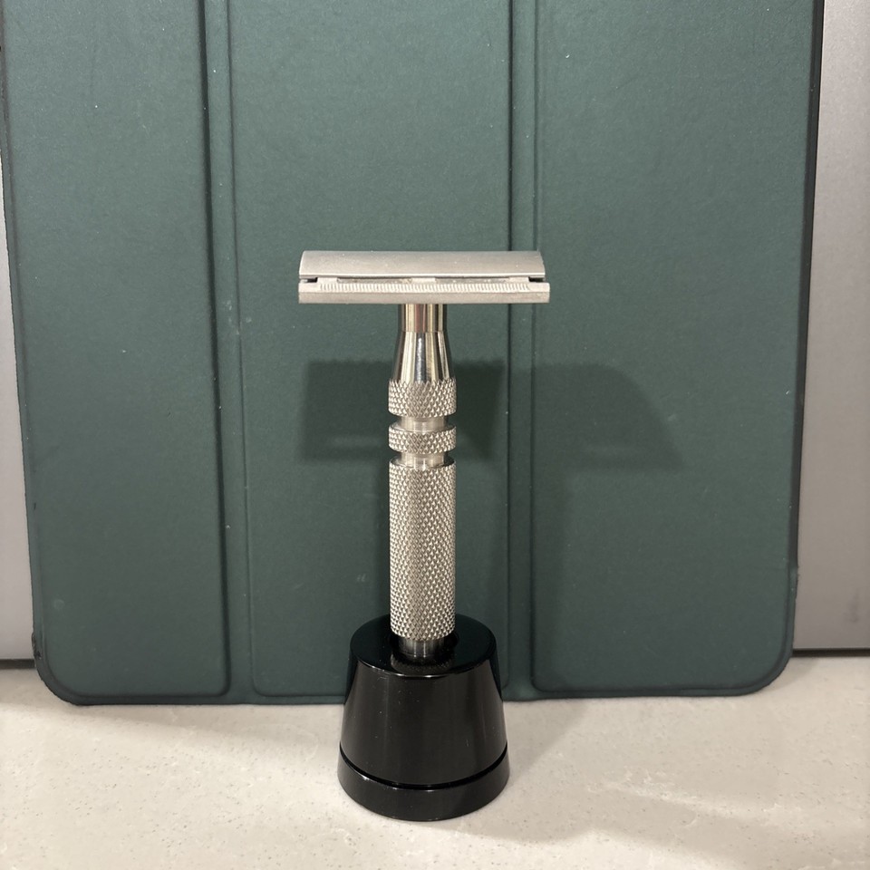 iKon Razor OSS on OSS Handle Stainless Steel DE OG 316 + Stand | eBay