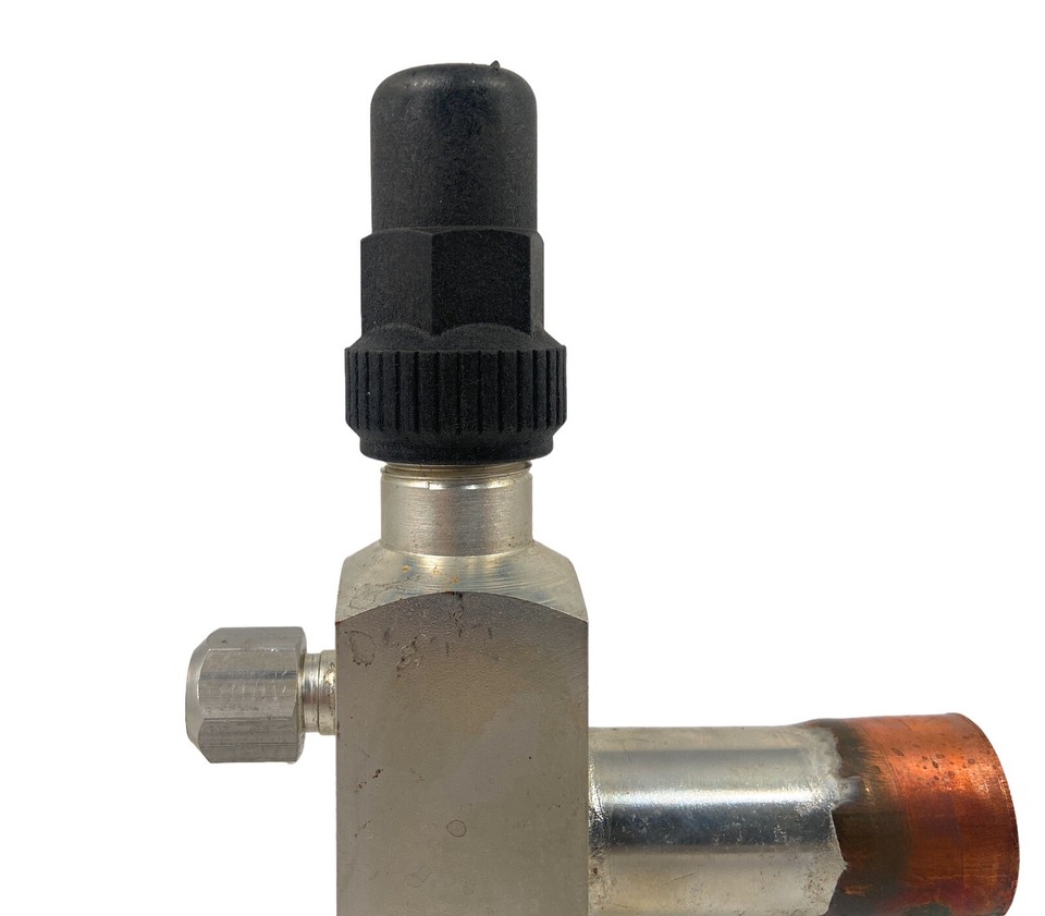 ☀️HVAC Refrigeration 7/8" Base Valve 8-12 Ft-Lbs Capped Line Condenser ...