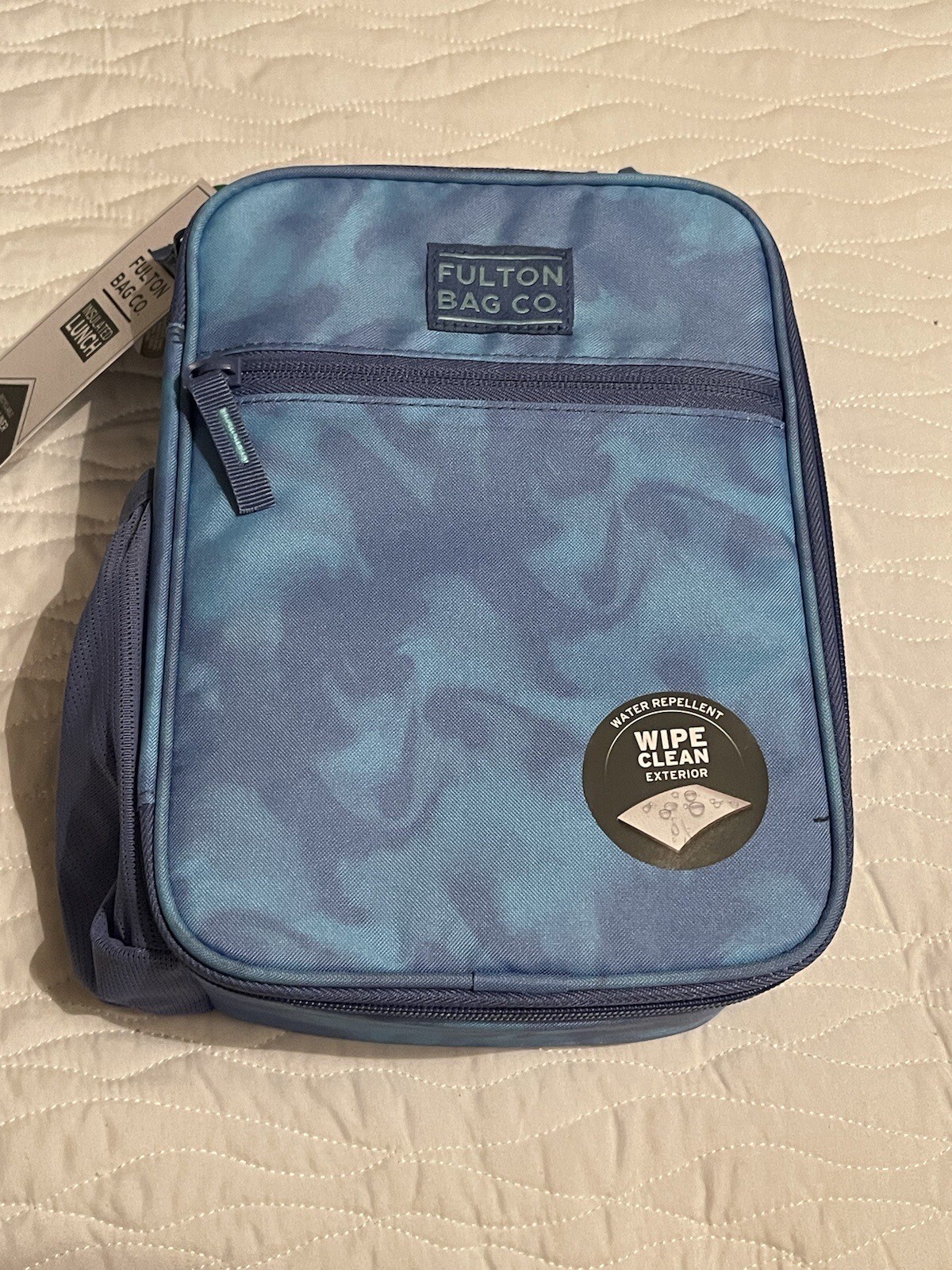 Fulton Bag Co. Upright Lunch Bag - Blue Marble 628319552425| eBay