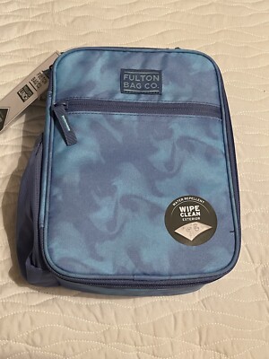 Fulton Bag Co. Upright Lunch Bag - Blue Marble | eBay