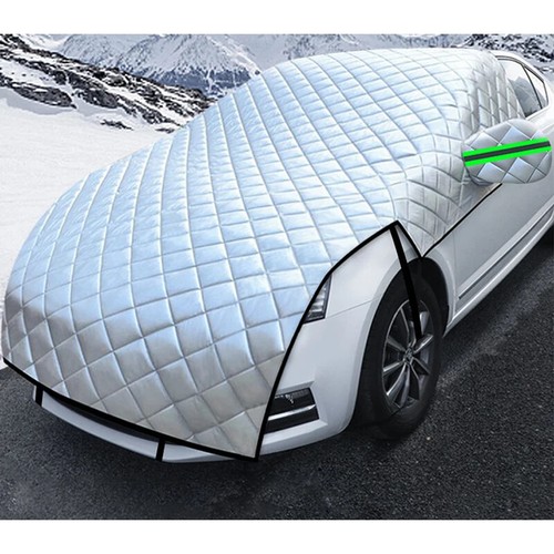 Car Half Covers Protective Exterior Awning Sunshield Outdoor Cover | eBay
