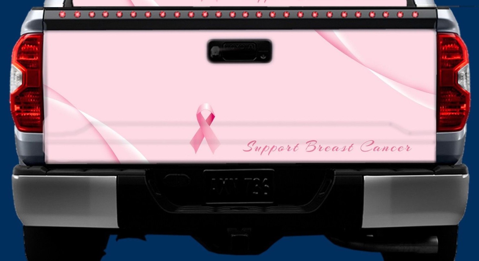 BREAST CANCER- Tailgate OR Window Truck Tailgate Wrap Vinyl Graphic ...
