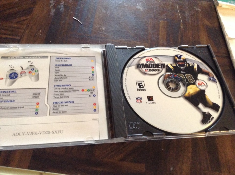 Madden 2003 PC cd ROM software | eBay