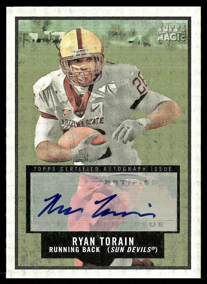 FB Ryan Torain 2009 Magic AU Arizona State Sun Devils #11 | eBay