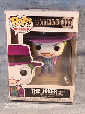 Funko Pop - DC Heroes - The Joker #337 Batman 1989 - Batman - W/Clear ...