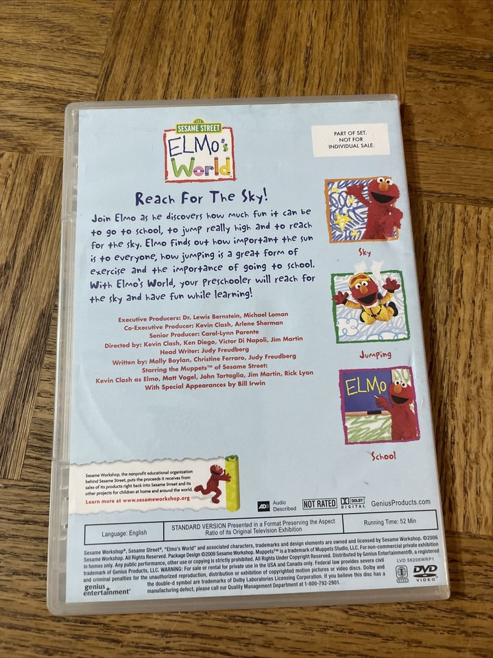 Elmo’s World Reach For The Sky DVD | eBay
