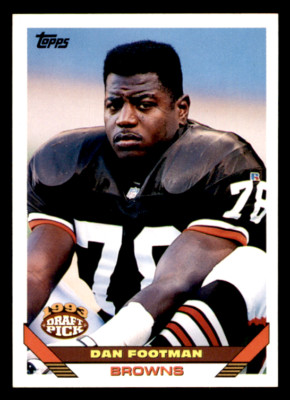 1993 Topps Dan Footman #449 Cleveland Browns | eBay