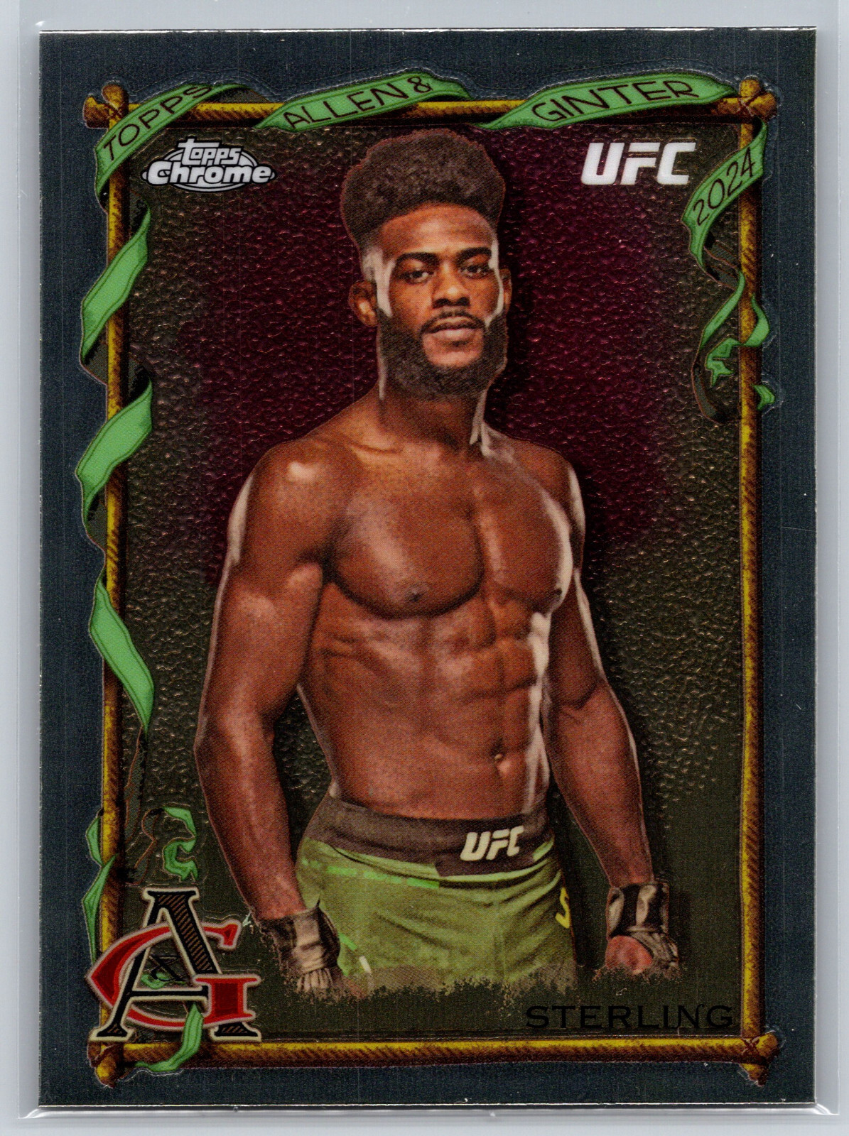 2024 Topps Chrome UFC ALLEN & GINTER ALJAMAIN STERLING #AAG-5 | eBay