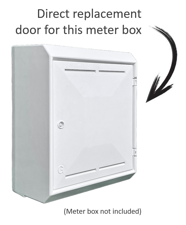 Mk2 Gas Meter Box Door | Direct Replacement 380x340mm | With Hinges ...