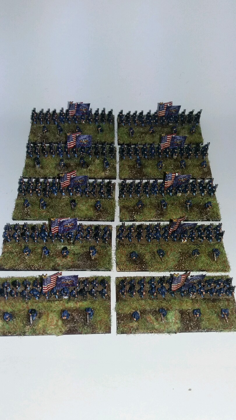 6mm American Civil War Infantry Baccus Booster Pack | eBay