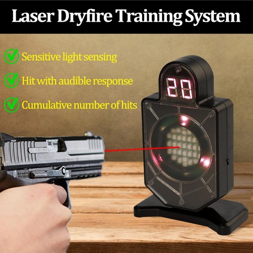 Portable Laser Trainer Target for Reactive Laser Shooting and Dry Fire ...