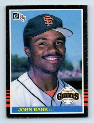 1985 Donruss John Rabb San Francisco Giants #236 | eBay