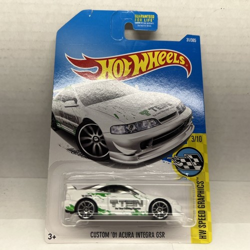 HOT WHEELS CUSTOM '01 ACURA INTEGRA GSR HW SPEED GRAPHICS TEIN NEW 2017 ...