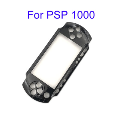 Black Front Face Plate Faceplate Shell Case Cover For Sony PSP 1000 ...