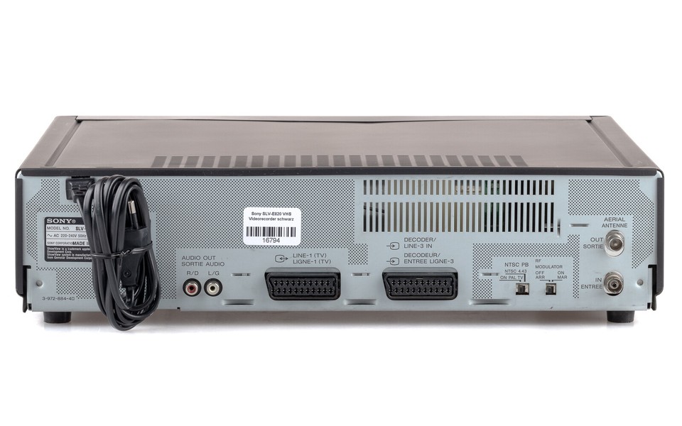 Sony SLV-E820 VHS Videorecorder + Sony FB / gewartet 1 Jahr Garantie [2] | eBay.de
