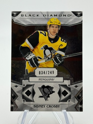 2019-20 Black Diamond Hockey SIDNEY CROSBY Black Diamond Base /249 # ...