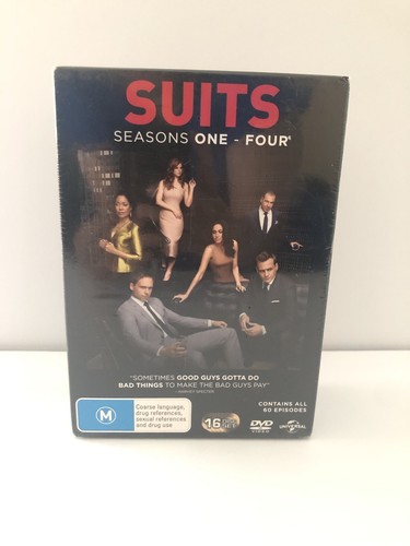 SUITS Season 1 - 4 TV Series DVD Box Set Region 2 4 PAL BRAND NEW ...