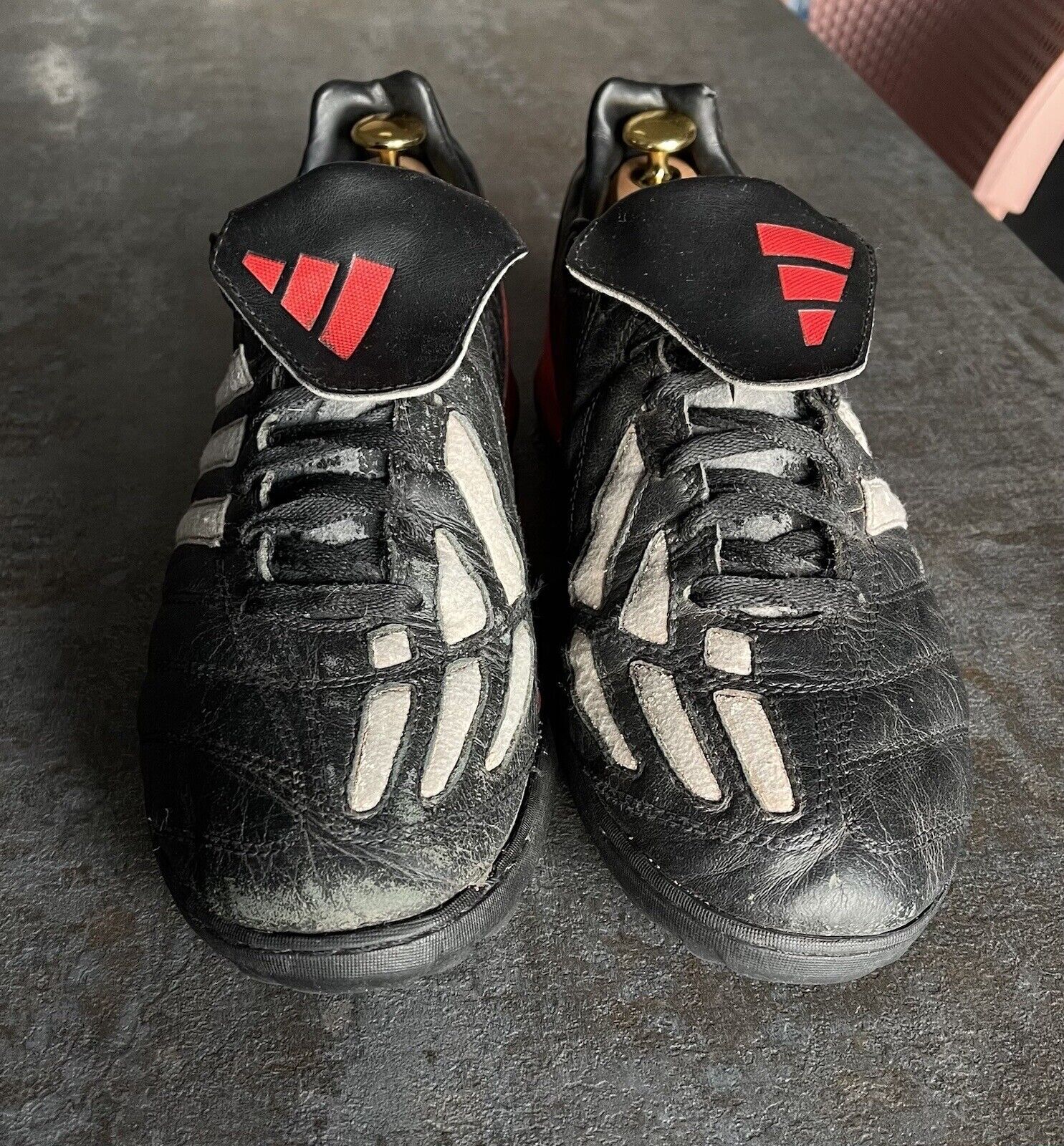 2002 Vintage Adidas Predator Mania Football Boots Soc… - Gem