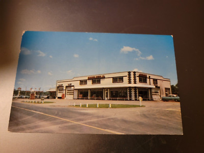 Hasenour Motor Company St. Anthony Indiana Chrome Postcard Unposted | eBay