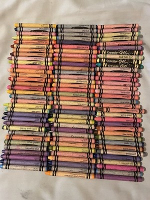 100pc-Rare Vintage and Retired Crayola Crayons Lot Binney Smith Colors ...