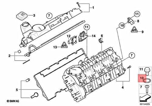 Genuine BMW MINI M3 X1 X3 X5 M X6 Cooper One M3 CRT E38 E39 O-Ring ...