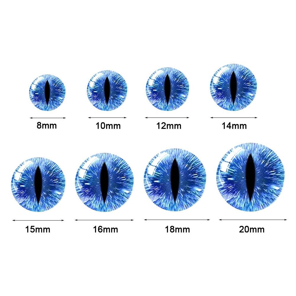 20pcs/10pairs 8mm-20mm Puppet Crystal Eyes DIY Doll Accessories | eBay