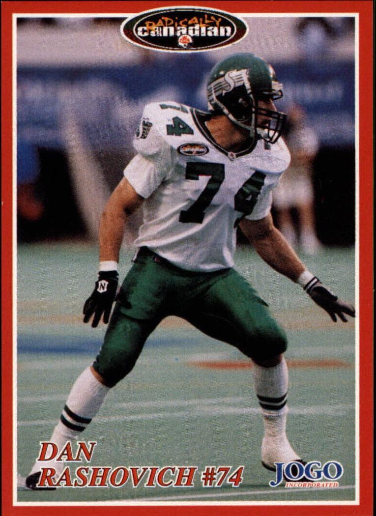 1996 Jogo CFL - Dan Rashovich #6 for sale online | eBay