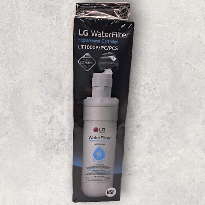 LG Water Filter Replacement Cartridge LT1000P/PC/PCS NEW Sealed ...