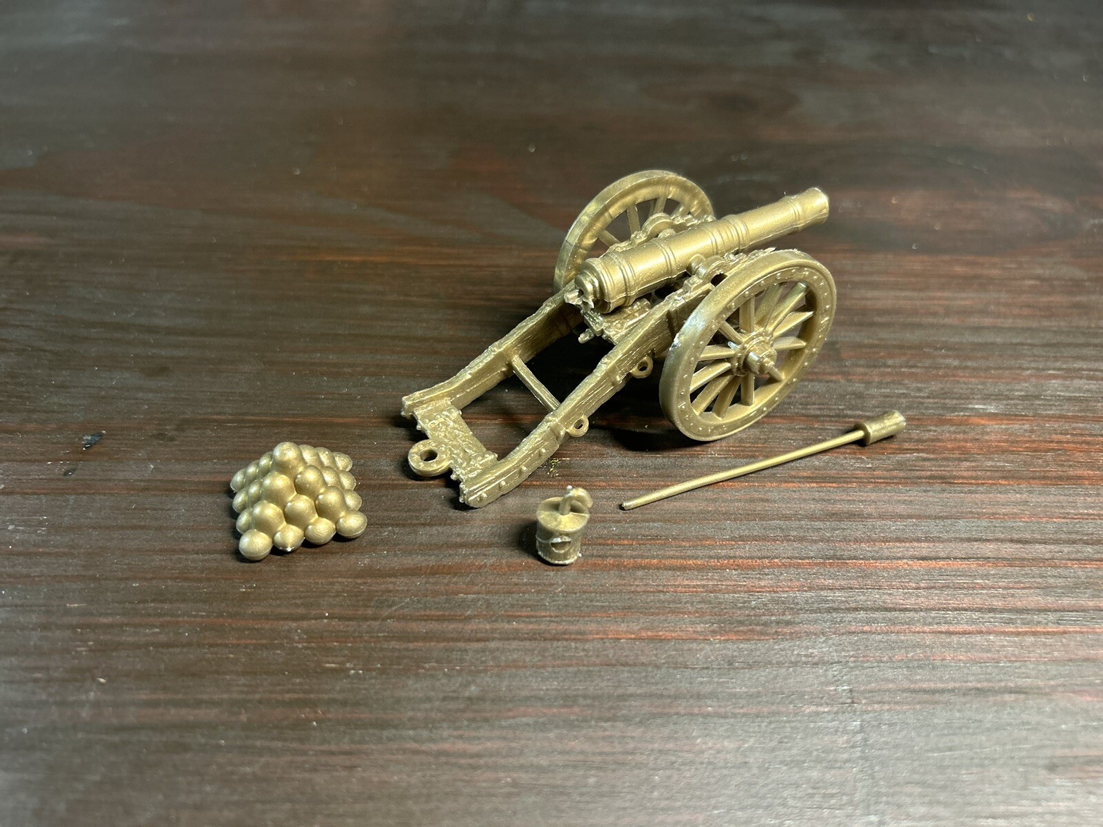 Napoleonic/ Waterloo Field Cannon - 54mm - Plastic - Toy Soldiers | eBay