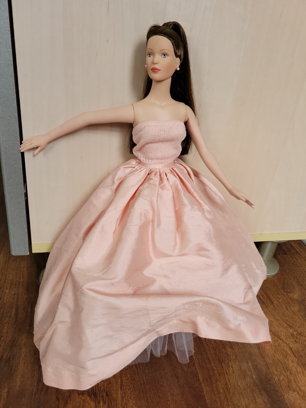 ROBERT TONNER DOLL Vintage 1999 Dress-Up DOLL 16" in Pink Silk Skirt ...