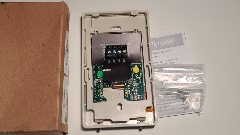 Reliable Controls Smart Space Sensor Thermostat SS3-E-CO2 | eBay