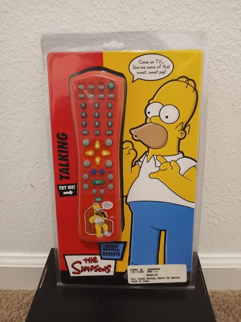 Homer Simpson Talking Universal Remote Control The Simpsons for sale ...